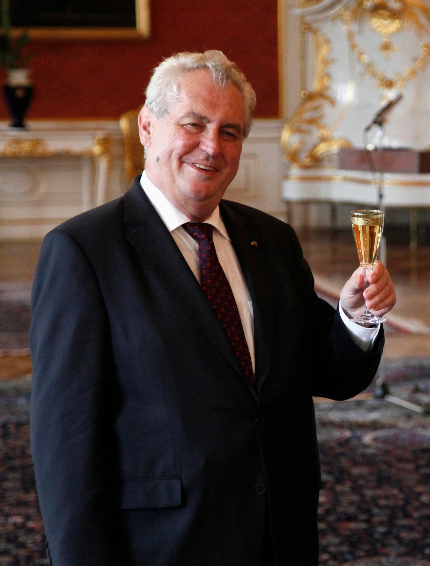 File photo of Czech President Zeman during inauguration ceremony of new ...