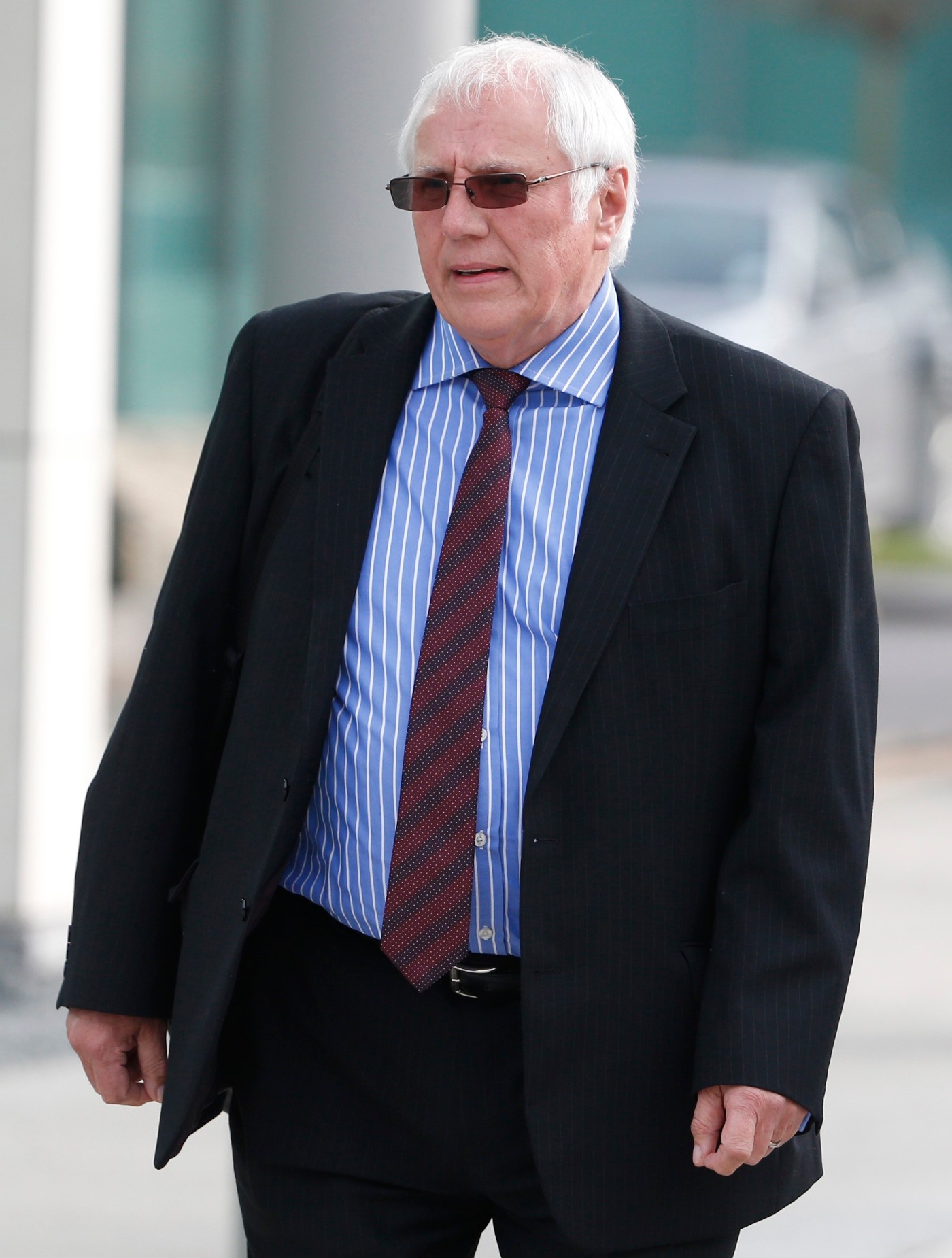 Trevor Hicks, who lost two daughters at Hillsborough, arrives for the ...