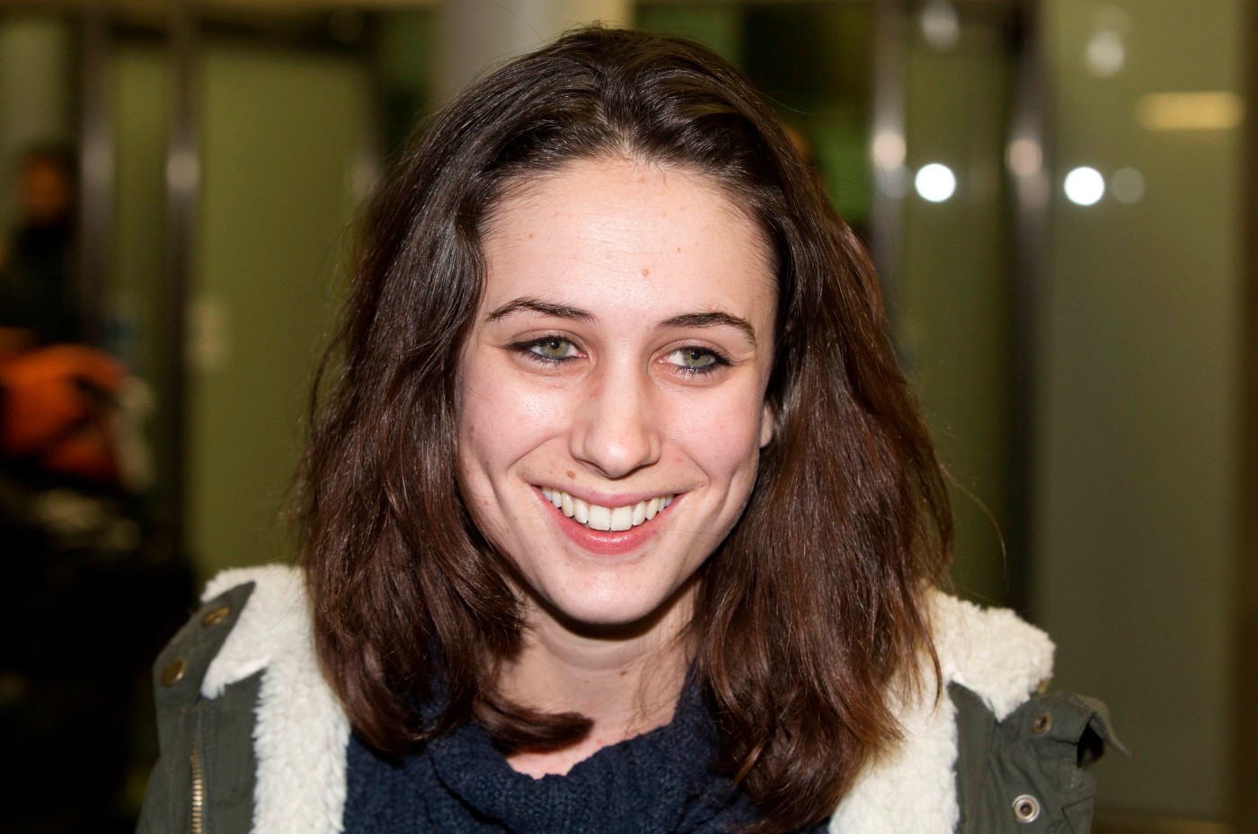Greenpeace activist Alexandra Harris arrives at St Pancras station in ...