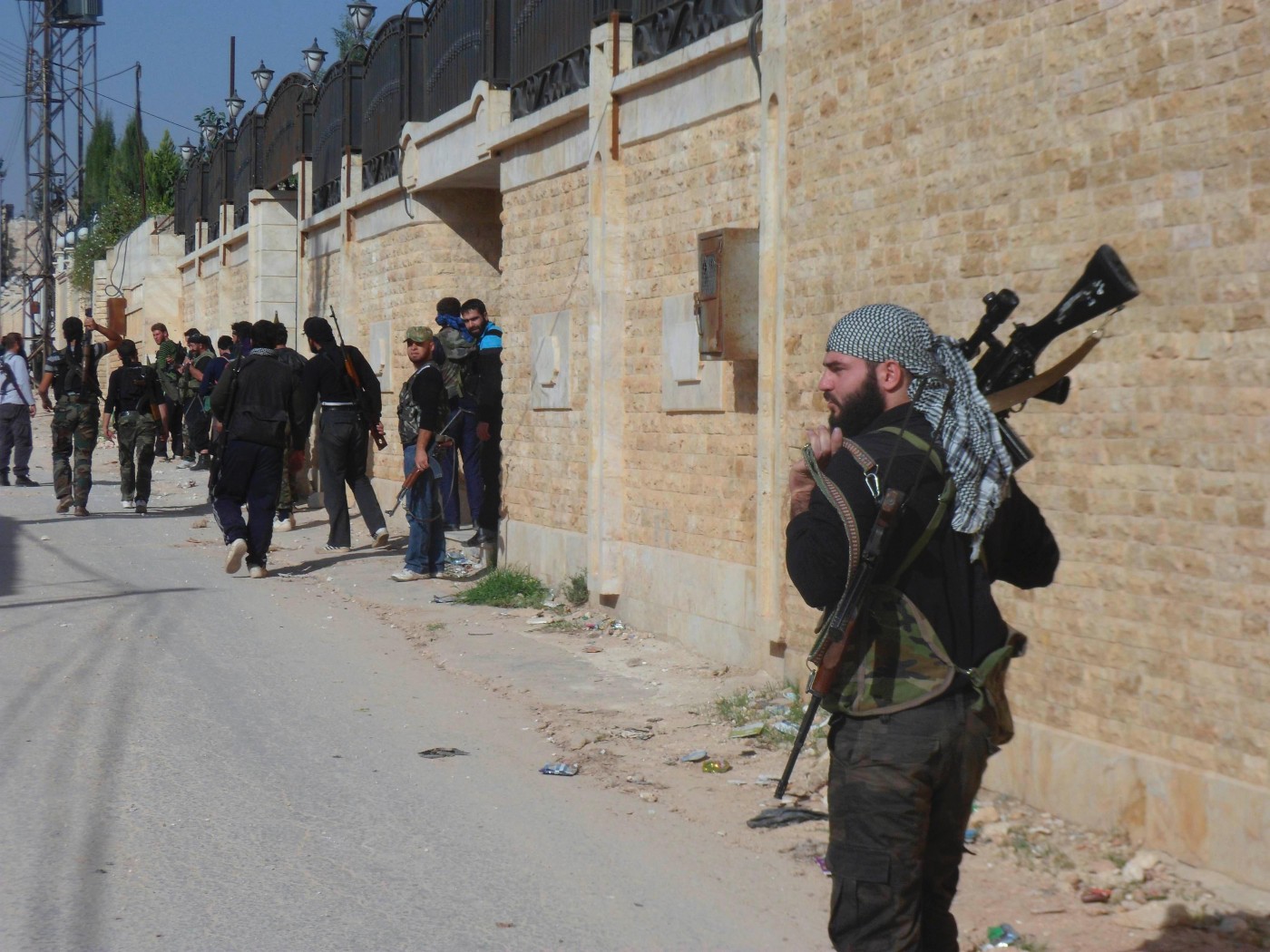 Members of the Jund Allah Brigades, part of the Free Syrian